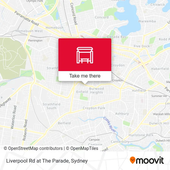 Liverpool Rd at The Parade stop - Routes, Schedules, and Fares