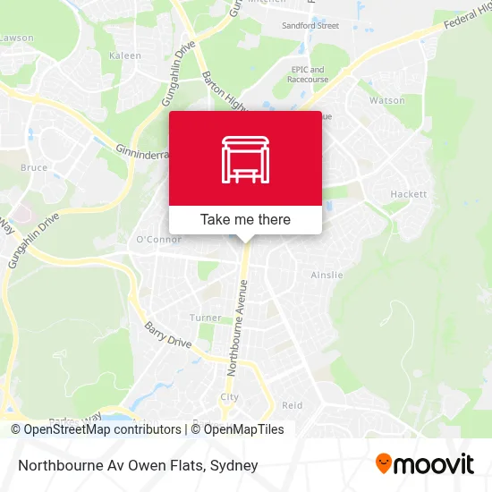 Northbourne Av Owen Flats station