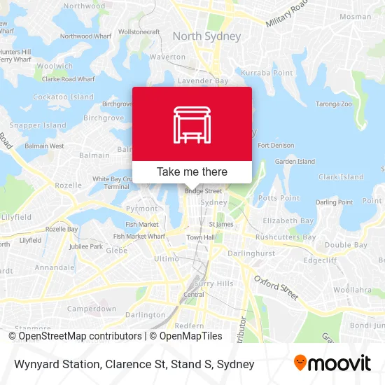 Wynyard Station, Clarence St, Stand S - Routes, Schedules, and Fares