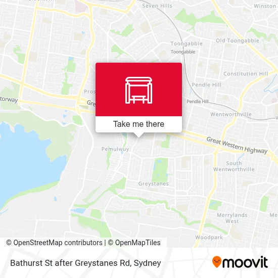 Bathurst St after Greystanes Rd station