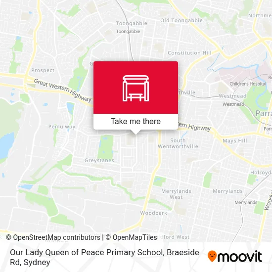 Our Lady Queen of Peace Primary School, Braeside Rd parada - Rutas ...