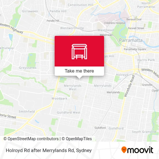 Holroyd Rd after Merrylands Rd - Routes, Schedules, and Fares