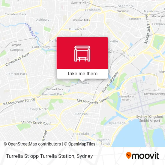 Turrella St opp Turrella Station - Routes, Schedules, and Fares