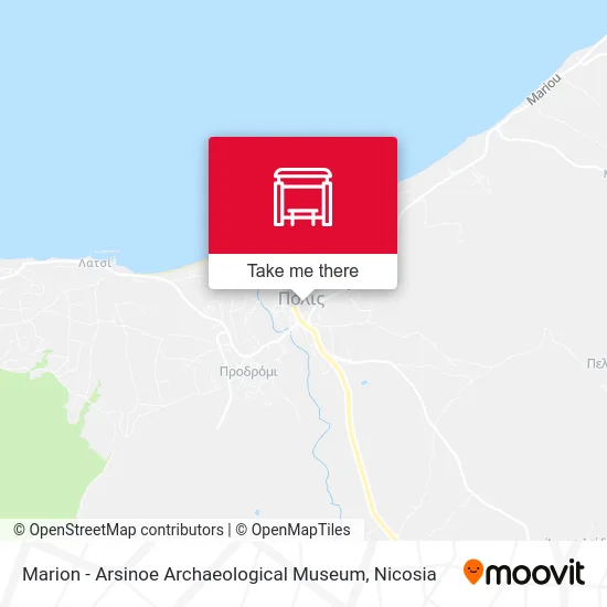 Marion - Arsinoe Archaeological Museum stop - Routes, Schedules, and Fares