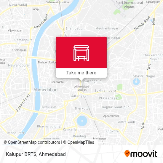 Kalupur BRTS stop - Routes, Schedules, and Fares