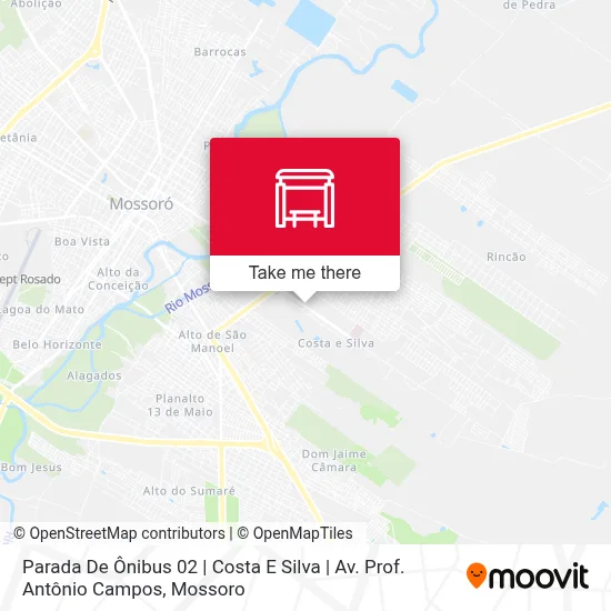 Parada De Ônibus 02 | Costa E Silva | Av. Prof. Antônio Campos - Routes ...