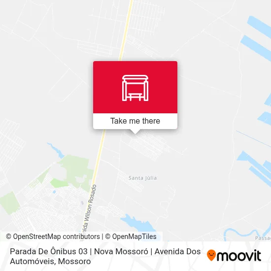 Parada De Ônibus 03 | Nova Mossoró | Avenida Dos Automóveis - Routes ...