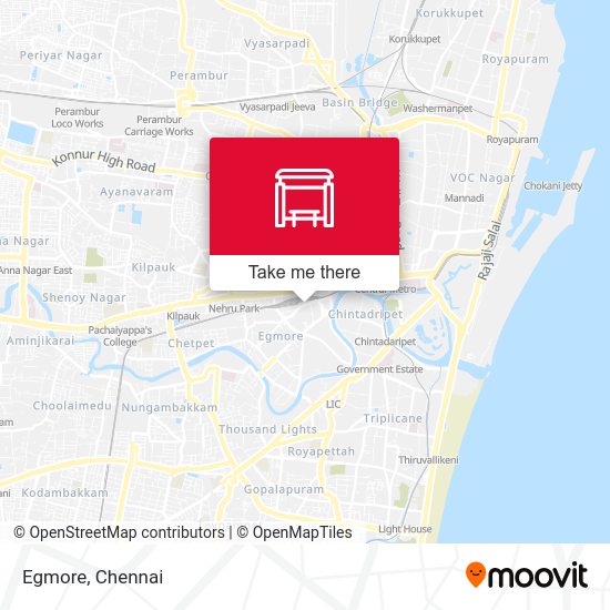 Egmore stop - Routes, Schedules, and Fares
