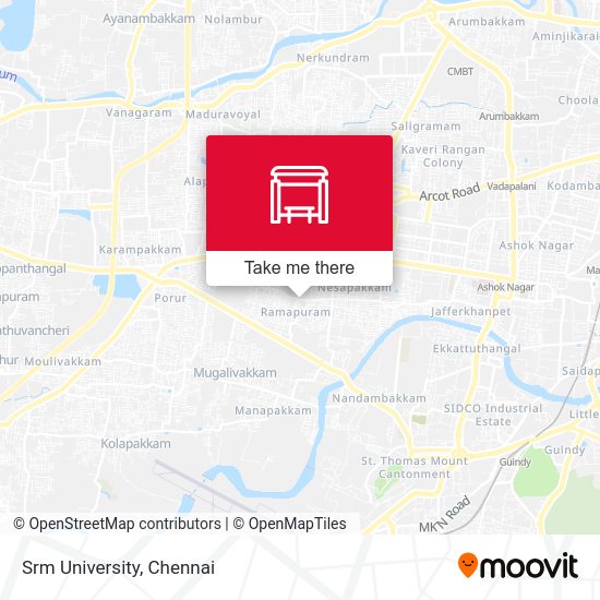 Srm University stop - Routes, Schedules, and Fares