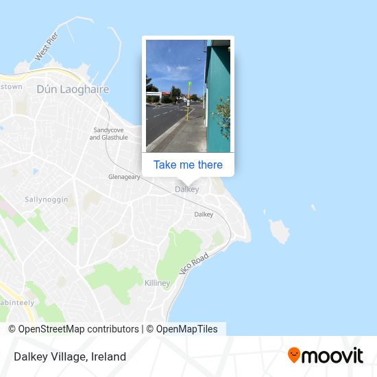 Comment aller à Dalkey Village en bus ou train