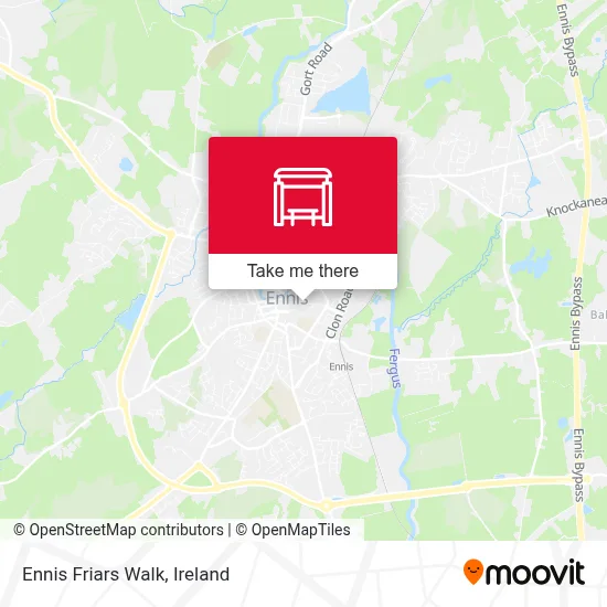 Ennis Friars Walk stop - Routes, Schedules, and Fares