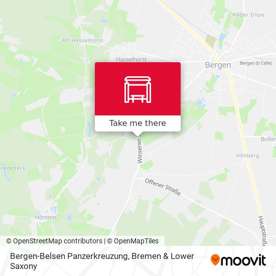 Bergen Belsen Map
