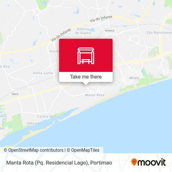 Manta Rota (Pq. Residencial Lago) stop - Rotas, Horários e Preços