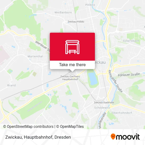 Zwickau, Hauptbahnhof - Routes, Schedules, and Fares