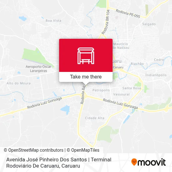 Avenida José Pinheiro Dos Santos | Terminal Rodoviário De Caruaru ...
