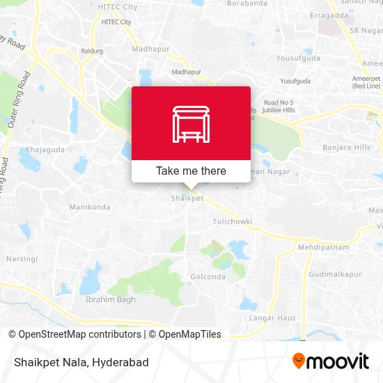 Shaikpet Nala stop - Routes, Schedules, and Fares