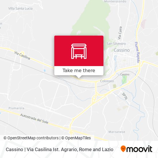 Cassino | Via Casilina Ist. Agrario stop - Routes, Schedules, and Fares