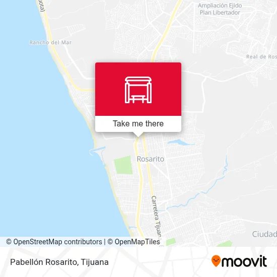 Pabellón Rosarito parada - Rutas, horarios y tarifas