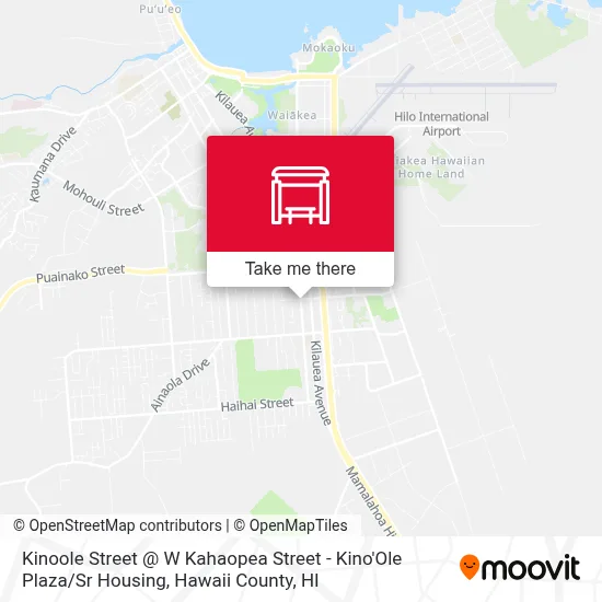 Kinoole Street @ W Kahaopea Street - Kino'Ole Plaza / Sr Housing parada ...