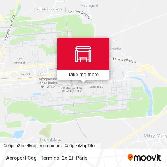 Aéroport Cdg - Terminal 2e-2f - Routes, Schedules, and Fares