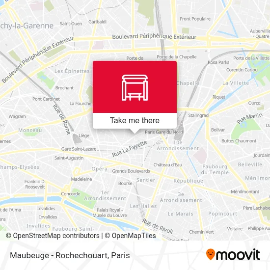 Maubeuge - Rochechouart - Routes, Schedules, and Fares