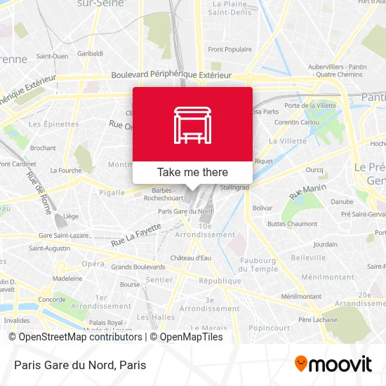 Paris Gare du Nord - Routes, Schedules, and Fares