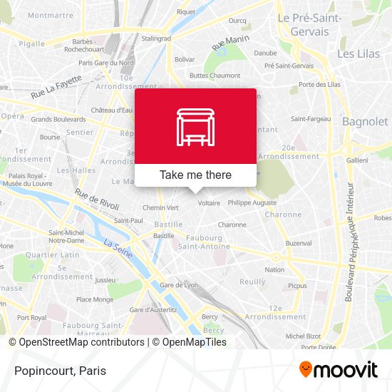 Popincourt - Routes, Schedules, and Fares