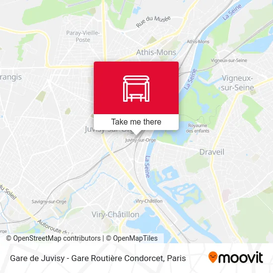 Gare de Juvisy - Gare Routière Condorcet - Routes, Schedules, and Fares
