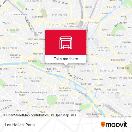 Les Halles - Routes, Schedules, and Fares