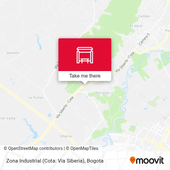 Zona Industrial (Cota: Vía Siberia) parada - Rutas, horarios y tarifas