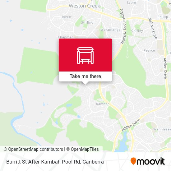 Barritt St After Kambah Pool Rd stop - Routes, Schedules, and Fares