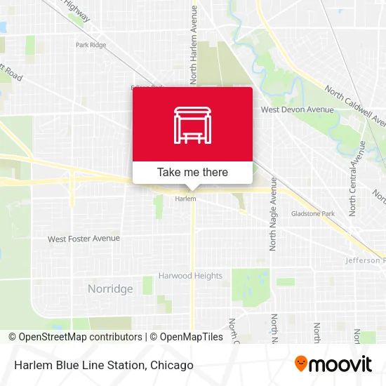 Harlem Blue Line Station - Routes, Schedules, and Fares