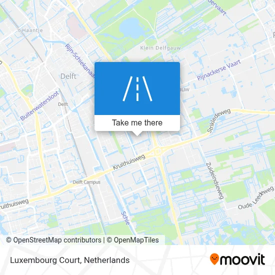 Wie komme ich nach Luxemburghof, Delft mit Bus, Bahn, Straßenbahn oder ...