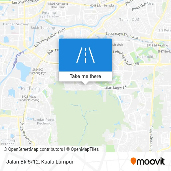 Cara-cara untuk ke Jalan Bk 5/12, Subang Jaya dengan bas, MRT & LRT ...