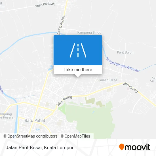 Cara-cara untuk ke Jalan Parit Besar, Batu Pahat dengan