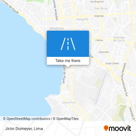 ¿Cómo llegar a Jirón Domeyer, Barranco en autobús?