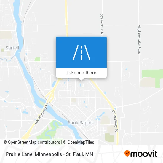 How to get to Prairie Lane, Sauk Rapids by