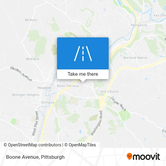 How to get to Boone Avenue, Pittsburgh by bus?