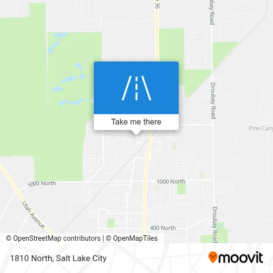 How to get to 1810 North, Tooele by bus or train?