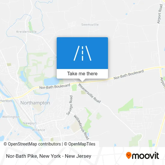 How to get to Nor-Bath Pike, New York - New Jersey by bus or train?