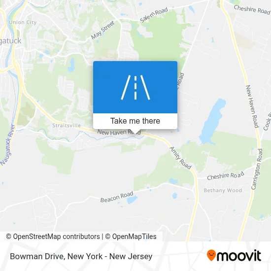 ¿Cómo llegar a Bowman Drive, Naugatuck en tren o autobús?