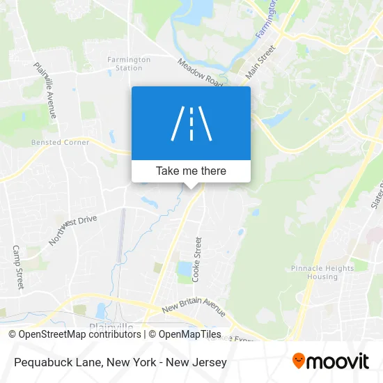¿Cómo llegar a Pequabuck Lane, Farmington en autobús o tren?