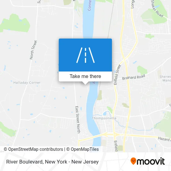 ¿Cómo llegar a River Boulevard, Suffield en