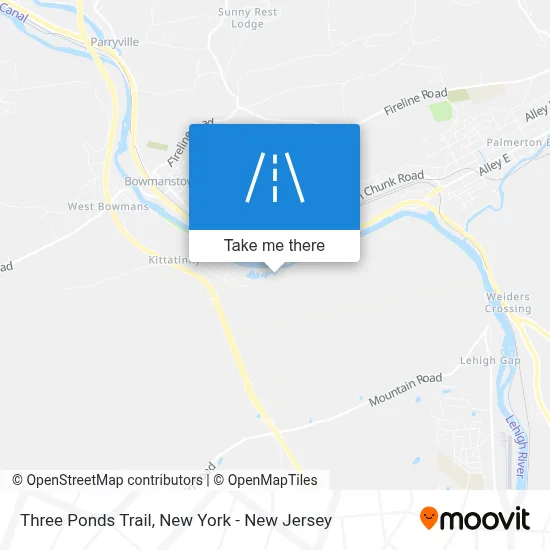 ¿Cómo llegar a Three Ponds Trail, New York - New Jersey en