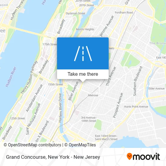 How to get to Grand Concourse, Bronx by subway, bus or train?