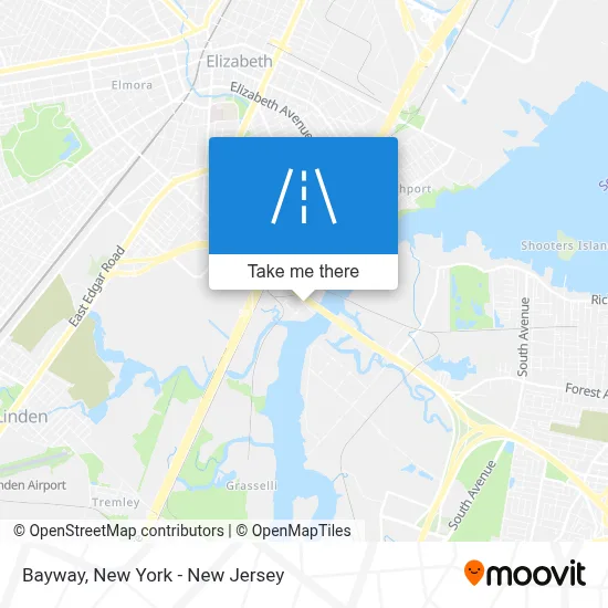 How to get to Bayway, Elizabeth by bus, subway or ferry?