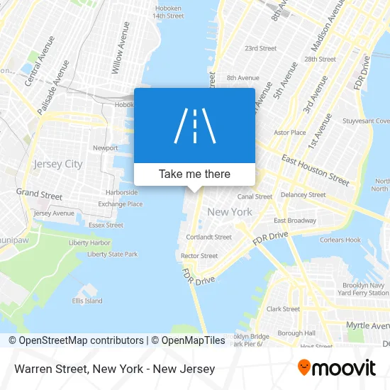 How to get to Warren Street, Manhattan by bus, subway, train, light ...