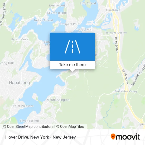 ¿Cómo llegar a Hover Drive, Mount Arlington en