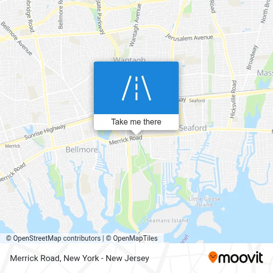 ¿Cómo llegar a Merrick Road, Wantagh en autobús o tren?