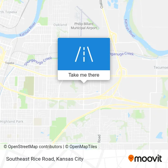 How to get to Southeast Rice Road, Kansas City by bus?